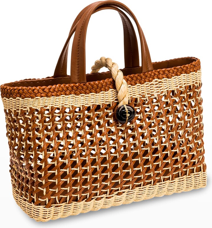 Serena Uziyel Delphine Large Woven Shopping Tote Bag - ShopStyle
