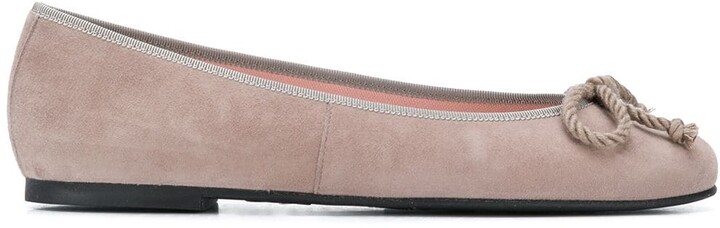 Pretty Ballerinas Rope-Bow Ballerina Shoes - ShopStyle Flats