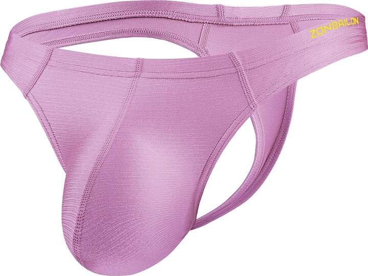 ZUOLAIYIN Mens Thongs Soft G Strings Sexy Pouch Underwear Bulge Black G ...