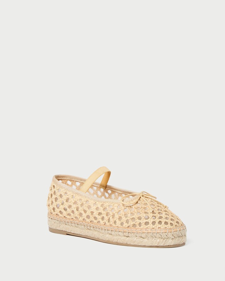 Loeffler Randall Kayla Natural Raffia Ballet Espadrille - ShopStyle