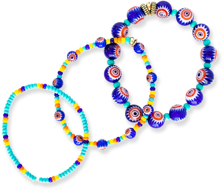 Elizabeth Cole Waylon Bracelets, Set of 3 - ShopStyle