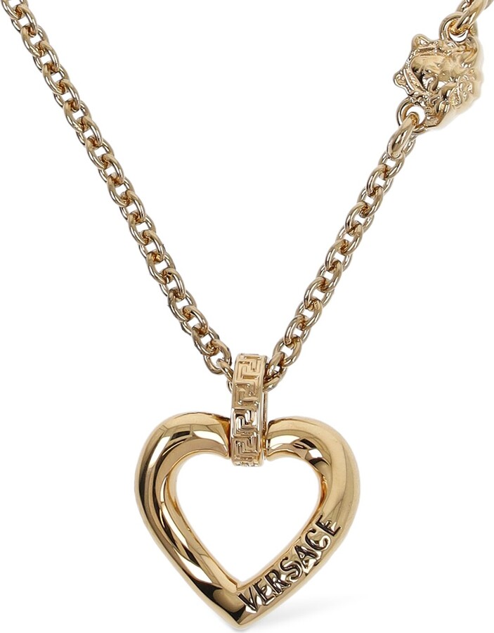 Versace Heart shaped collar necklace - ShopStyle