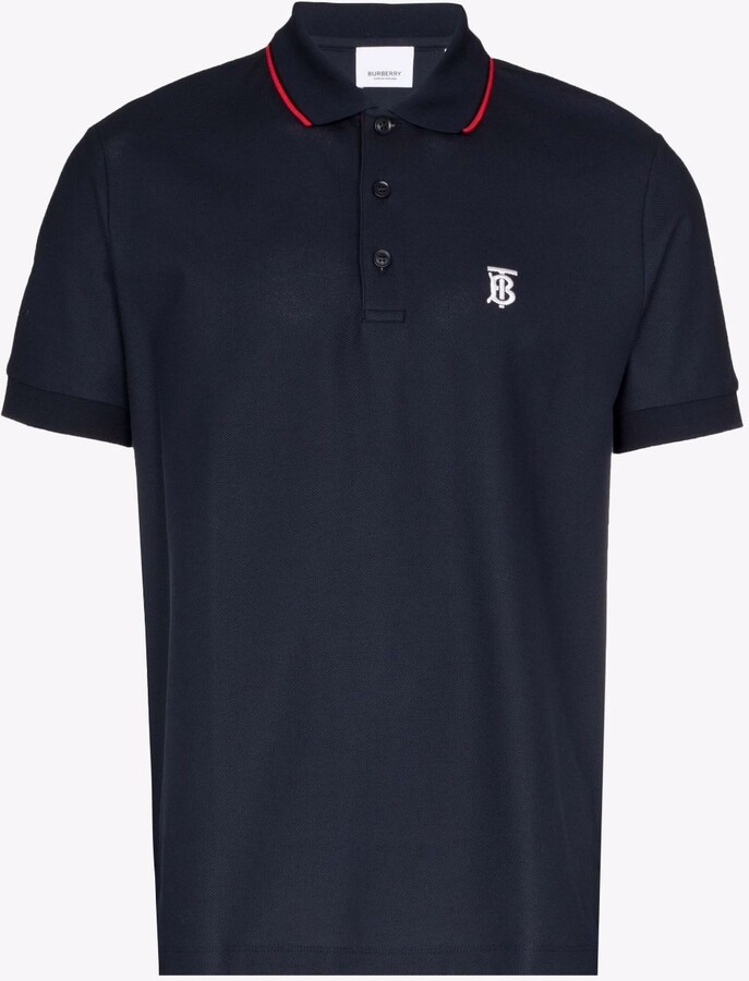 Burberry Walton Logo Cotton Polo Shirt - ShopStyle