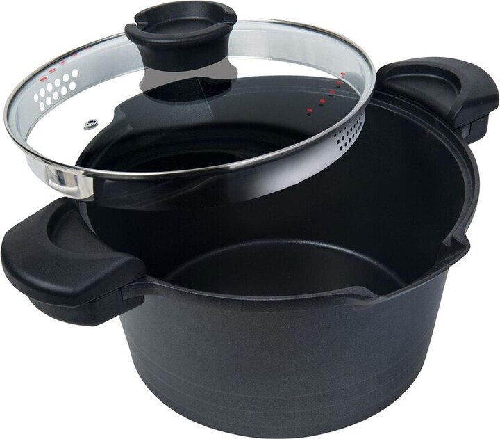 Master Pan Masterpan Nonstick 5Qt Stock/Pasta Pot With Glass Lid ...