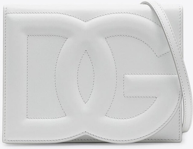 Dolce & Gabbana Logo Calf Leather Crossbody Bag - ShopStyle