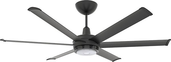 Big Ass Fans es6 Indoor/Outdoor Ceiling Fan with LED Kit in Black, 6 Blades - ShopStyle