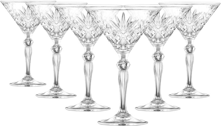 RCR Crystal Melodia Martini Glasses - 210ml - Pack of 6 - ShopStyle