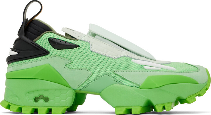 Reebok by Pyer Moss Green Experiment 4 Fury Trail Sneakers - ShopStyle