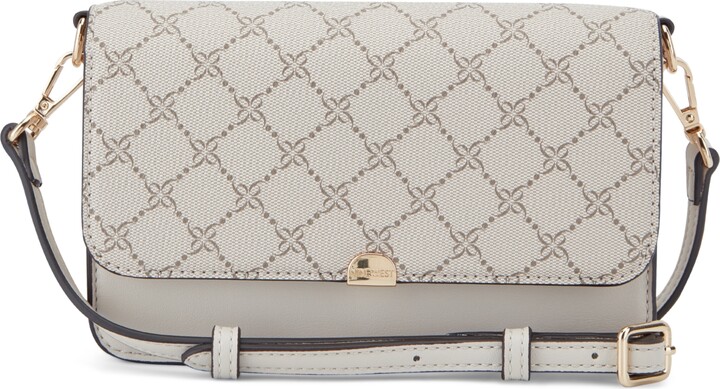 Nine West Park Slope Mini Phone Wallet Crossbody Bag - Mushroom Logo ...