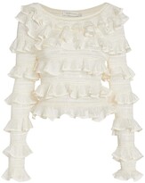 Zimmermann Dancer Tiered Ruffle Top - ShopStyle