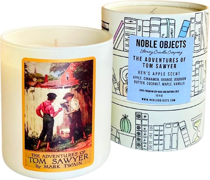 Noble Objects Yellow / Orange Tom Sawyer - Literary Candle - ShopStyle
