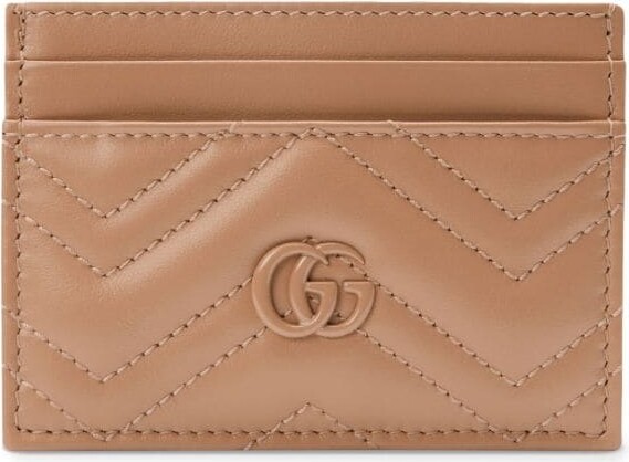 Gucci GG Marmont matelassé card case - ShopStyle