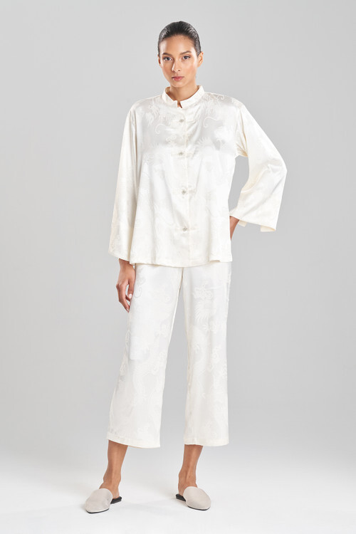 Natori Ryu Jacquard Mandarin PJ - ShopStyle Pajamas