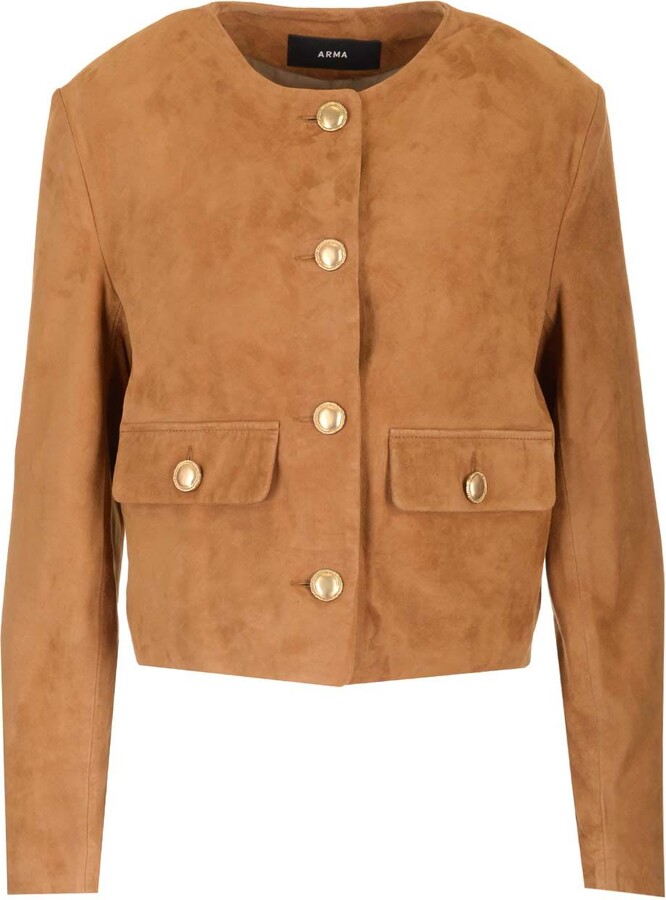 Arma gaya Suede Jacket - ShopStyle