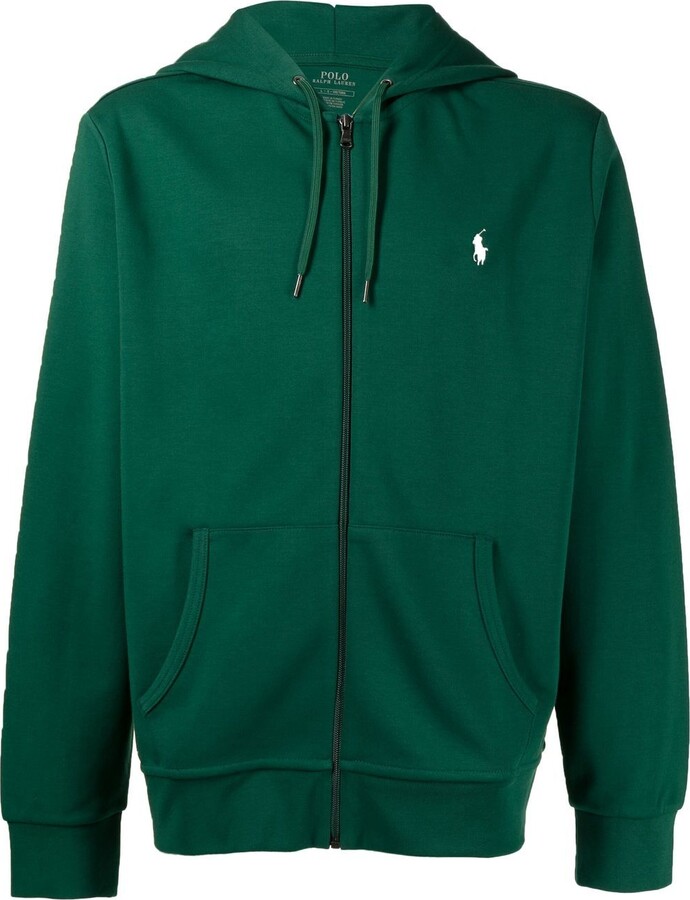 Polo Ralph Lauren Embroidered-Logo Zip-Up Hoodie - ShopStyle