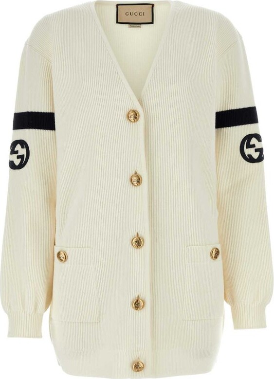 Gucci Interlocking G Buttoned Cardigan - ShopStyle