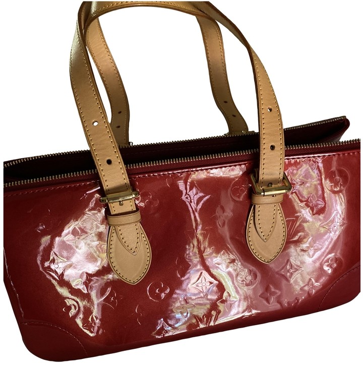Louis Vuitton Rosewood Red Patent leather Handbags - ShopStyle Bags