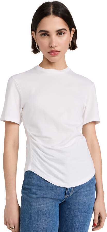 Theory Side Drape Tee - ShopStyle T-shirts