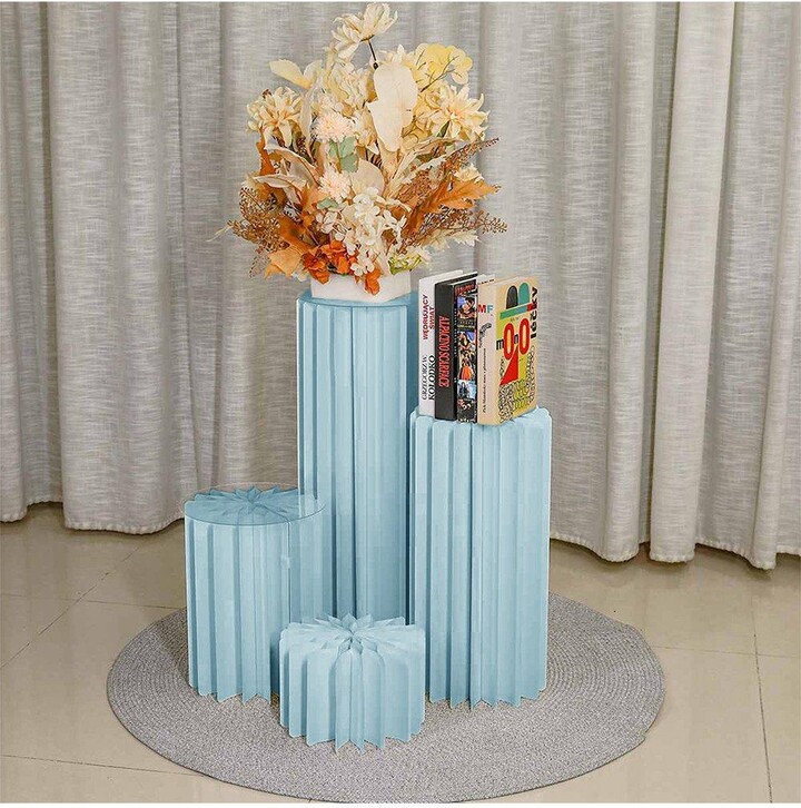 Living and Home 30*40cm Papery Column Display Stand for Wedding Party ...