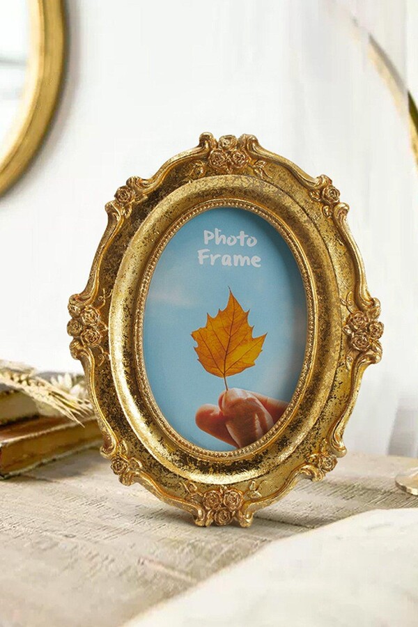 Living and Home Vintage Resin Photo Frame Made Old Style - ShopStyle