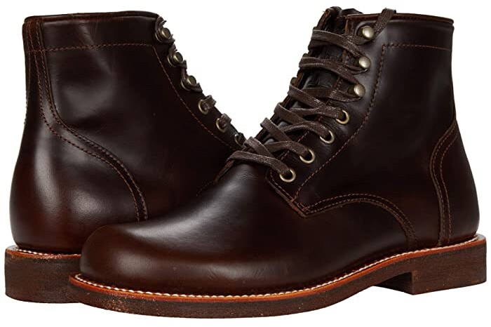 Georgia Boot Small Batch 6 Plain Toe Stacked Heel - ShopStyle