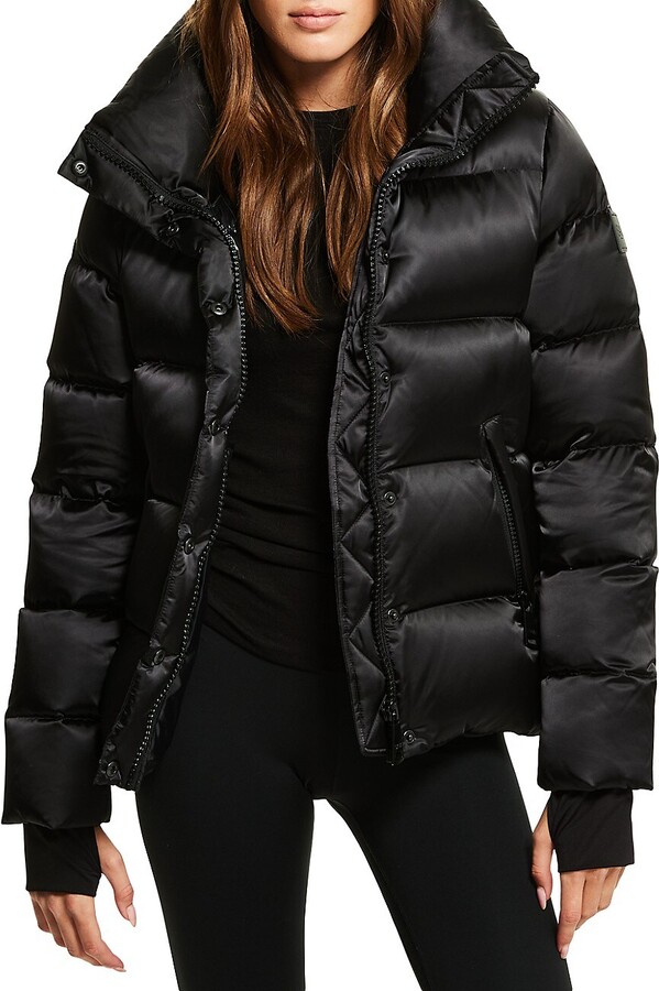 SAM. Isabel Satin Puffer Jacket - ShopStyle