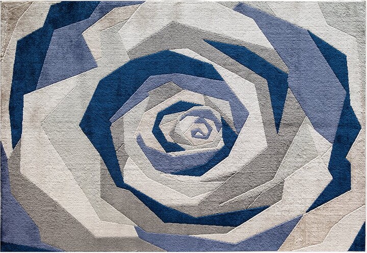 Elizabeth Sutton Modern Vera Ravishing Rosette Rug - ShopStyle