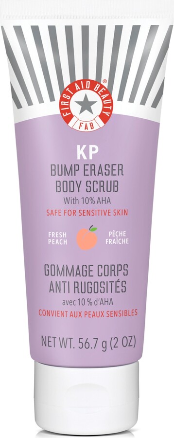 First Aid Beauty Kp Bump Eraser Body Scrub With 10% Aha - Peach, 2 oz ...
