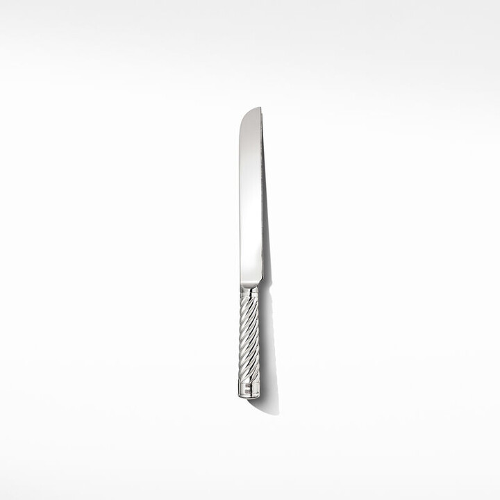 David Yurman Cable Cake Cutter in Sterling Silver with Stainless Steel ...