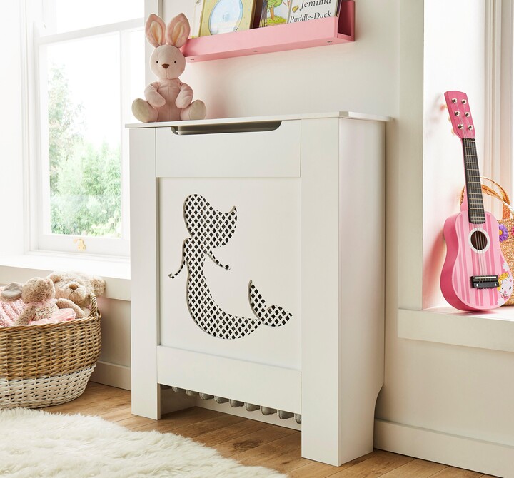 House and Homestyle Mermaid Children's Kids Mesh Cut-out Radiator Cover ...