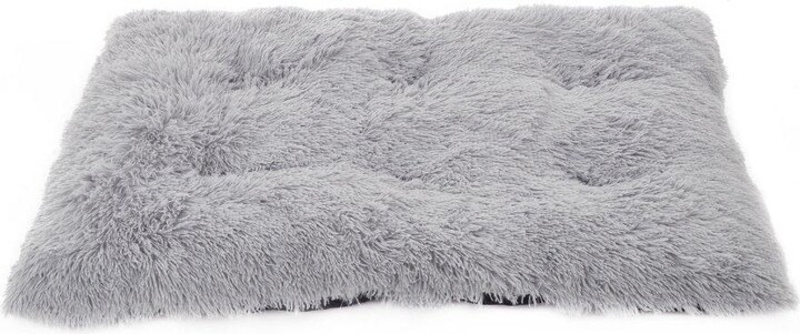 Living and Home 110m W x 75cm D Plush Rectangle Pet Bed Dog Cushioned ...