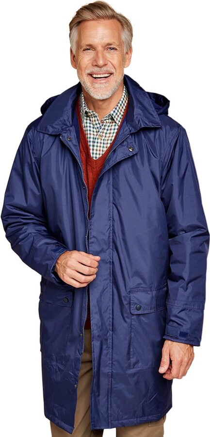 Pegasus Men's Waterproof Parka Fleece Lined Navy 48-50 - ShopStyle Jackets