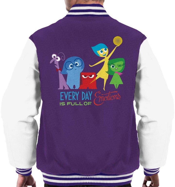 Pixar Inside Out Characters Every Day is Full of Emotions Men's Varsity ...
