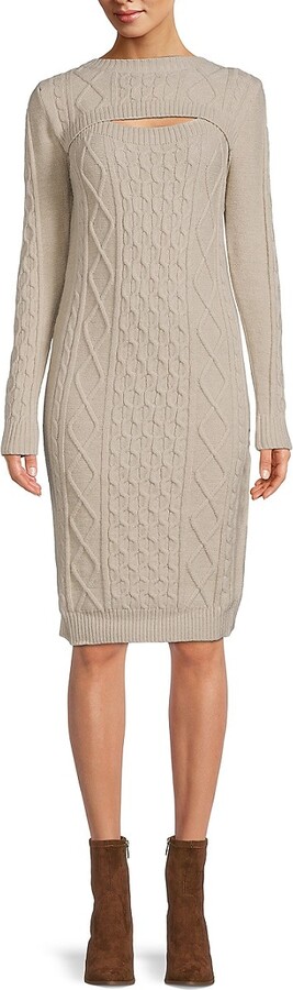 Stitchdrop Sugar Loaf Shrug Sheath Dress - ShopStyle