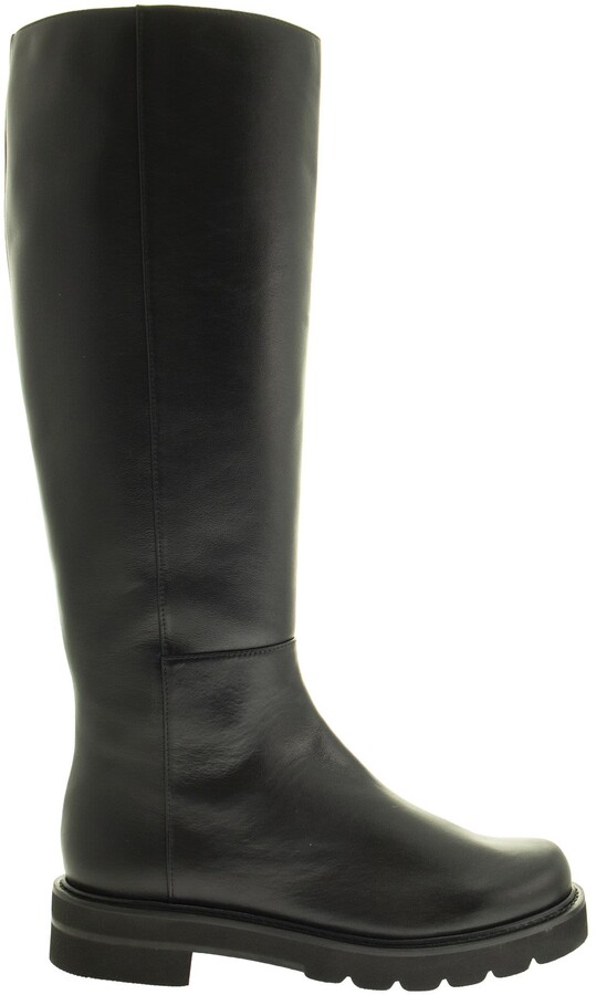 Stuart Weitzman Mila Lift - Calfskin Boot - ShopStyle