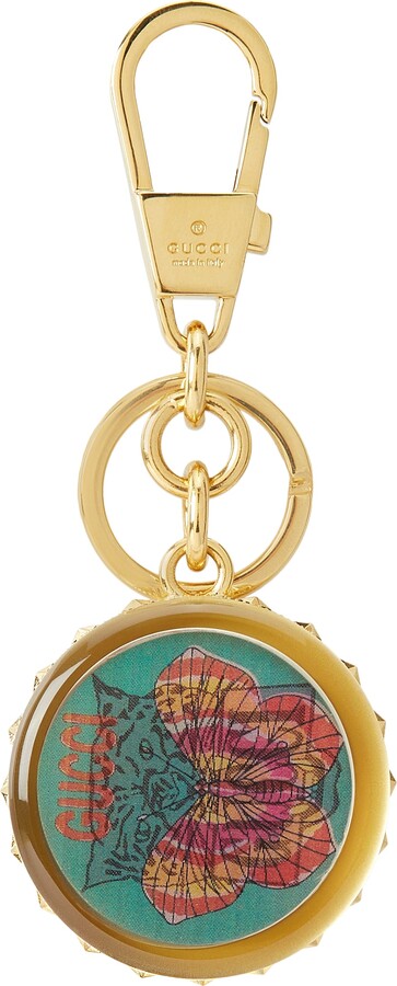 Gucci tiger keychain - ShopStyle Wallets & Card Holders