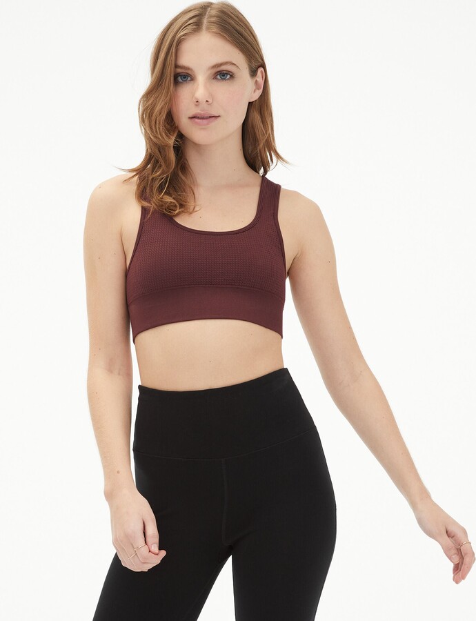 Aeropostale Women's Seamless Waffle Longline Bralette*** - ShopStyle Bras