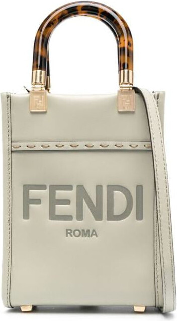 Fendi Mini Sunshine Tote Logo Bags - ShopStyle