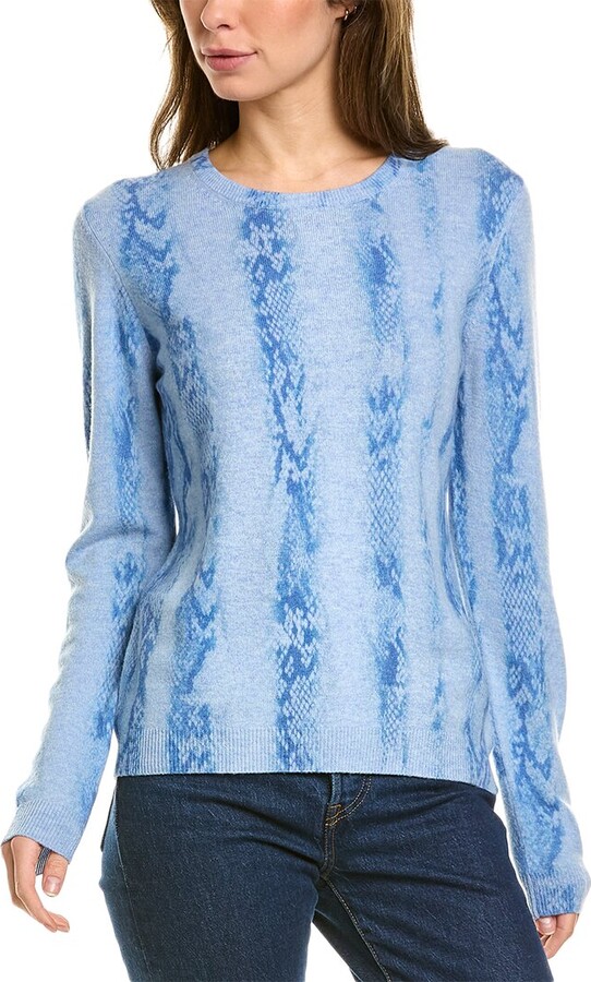 Scott & Scott London Snake Stripe Print Cashmere Sweater - ShopStyle