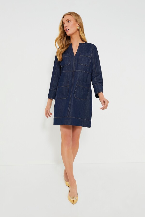 Tuckernuck Denim Tallulah Dress - ShopStyle