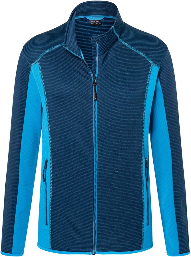 James & Nicholson Men's Structure Fleece Jacket - ShopStyle Outerwear