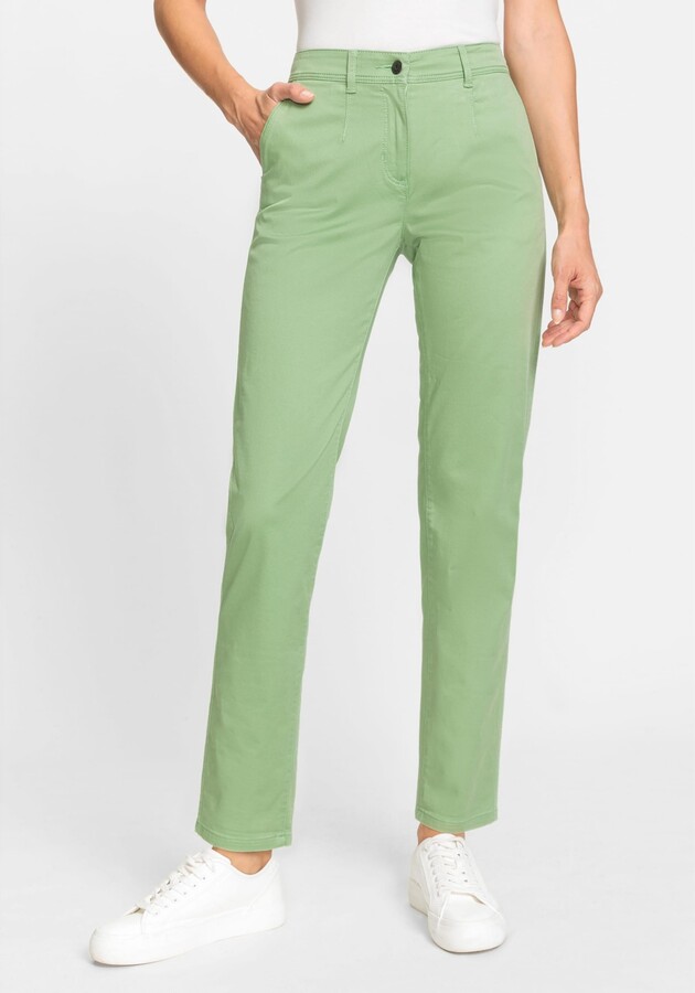 Olsen Lisa Fit Straight Leg Twill Pant - ShopStyle