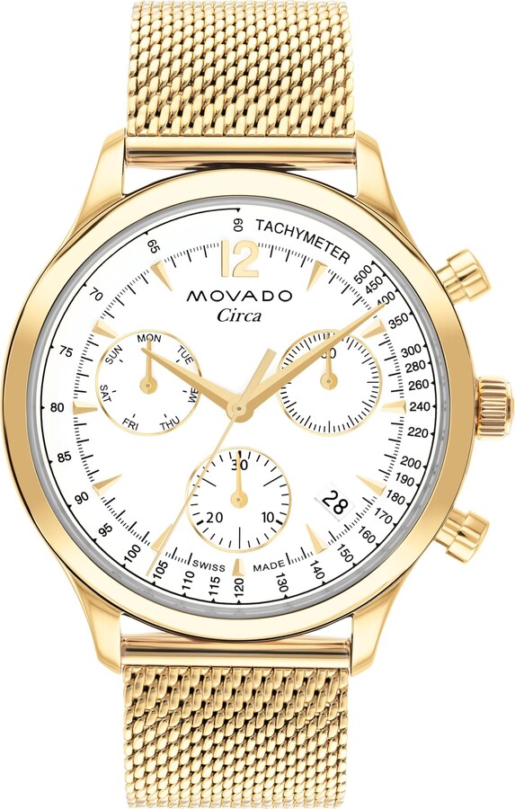 Movado Heritage Series Circa Men's Watch - Swiss Quartz Chronograph ...