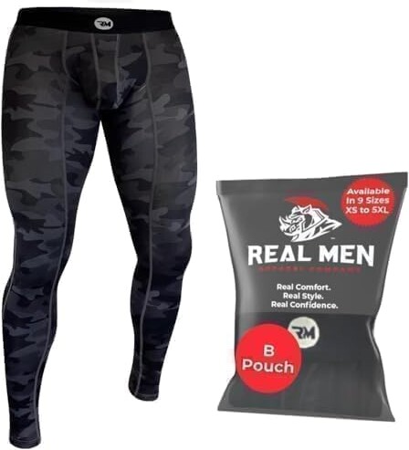 RM Real Men Real Men D Pouch Compression Pants Men - ShopStyle ...