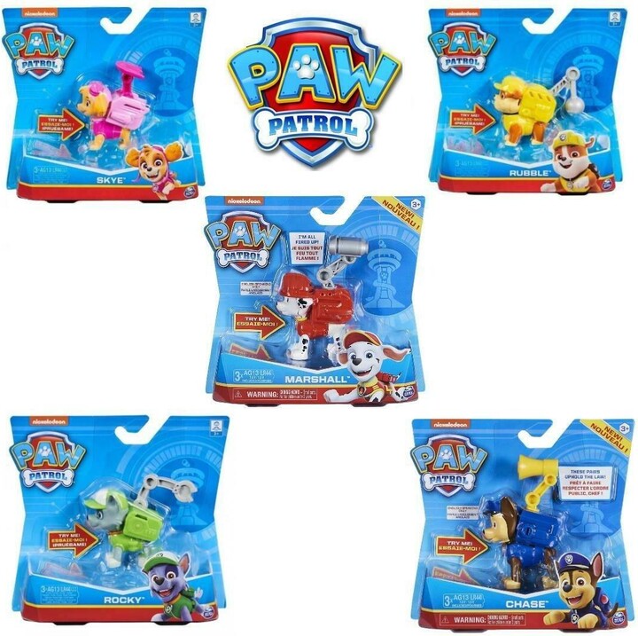 Paw Patrol Action Pack Pup & Badge (Styles Vary) - ShopStyle Pool ...