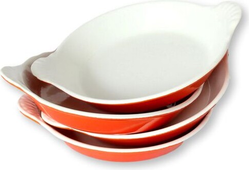 Le Creuset Cast Iron Gratin Dishes - Set of 4 - THE QUEENS LANDING ...