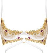 Studio Pia - Matilda Harness Quarter Cup Bra In Ivory - ShopStyle