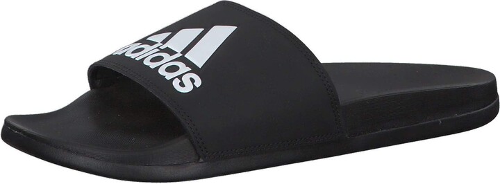 adidas Men's Adilette Cf+ Logo Beach & Pool Shoes - ShopStyle Sandals ...