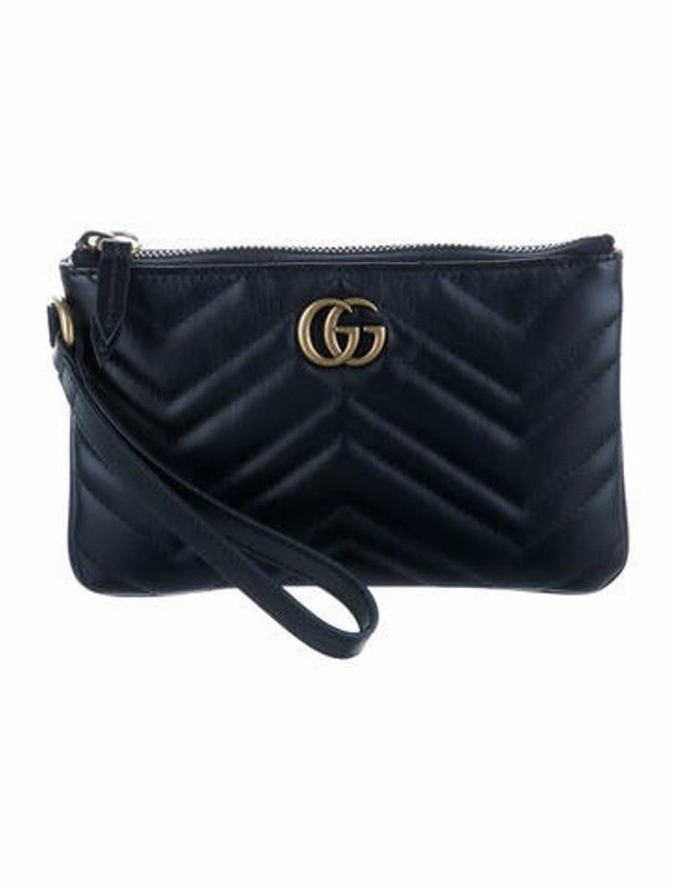 Gucci GG Marmont Wristlet Black - ShopStyle Clutches