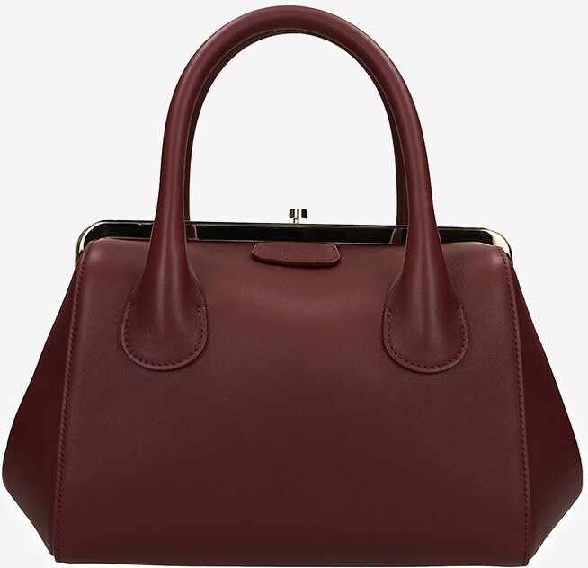Chloé Joyce Frame Top Handle Bag in Leather - ShopStyle